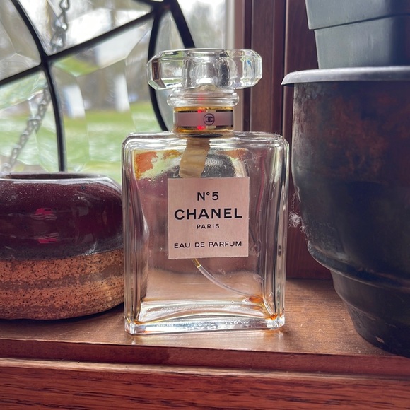 CHANEL | Accents | Vintage Empty Chanel No5 Perfume Bottle Glass Made ...